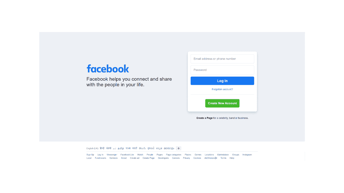 Did facebook change its login page? - The Tech Outlook