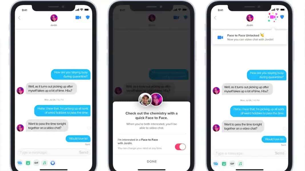 Now you can do Video Call on Tinder with its Face to Face feature