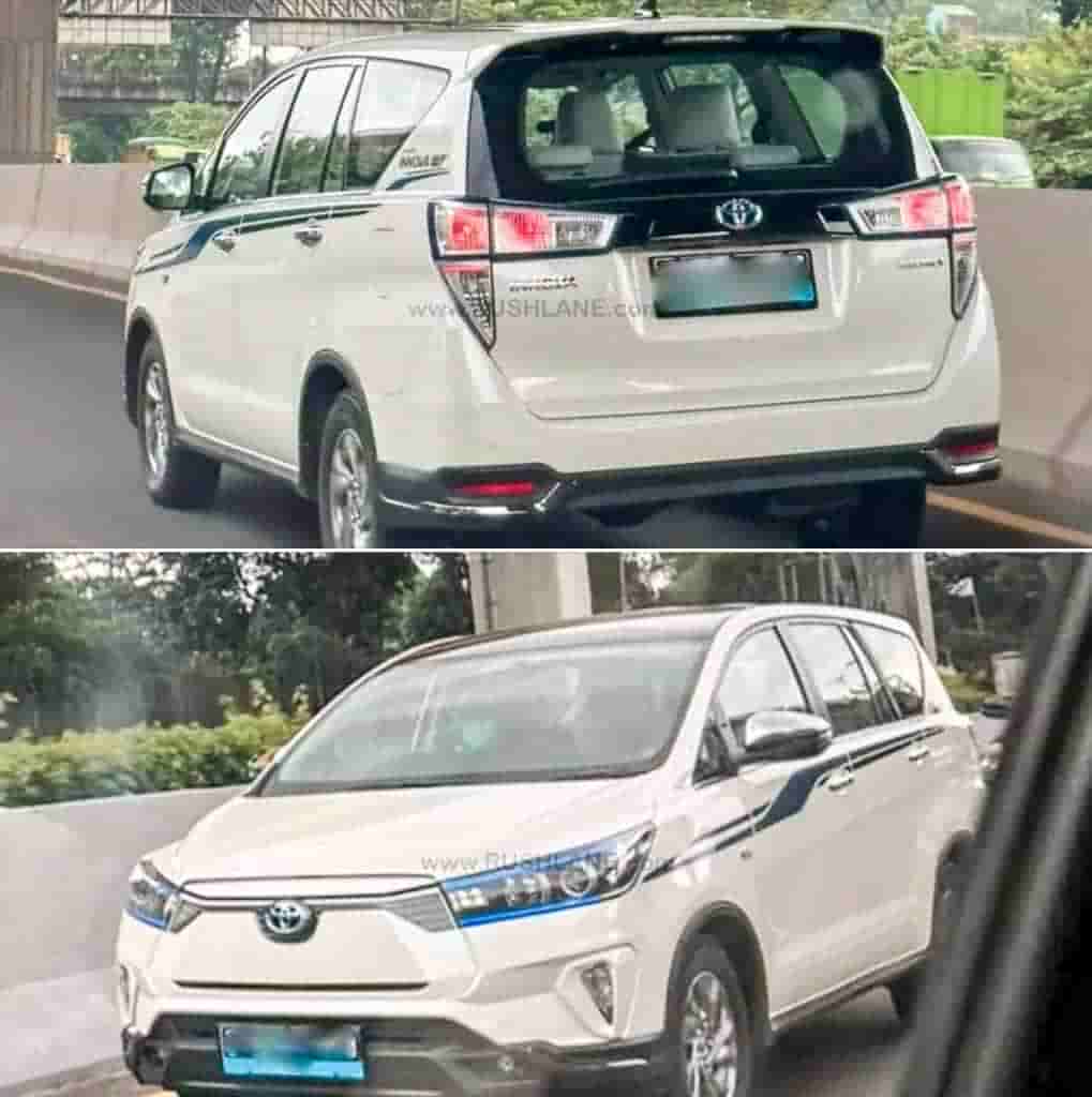 Toyota Innova Electric car prototype spotted: Here's how the Internet ...
