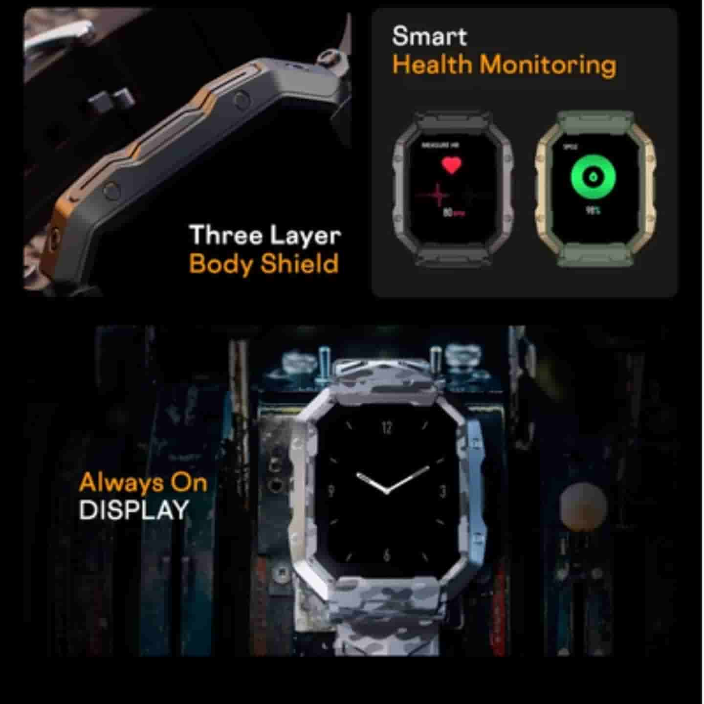 Check it Out: The Latest Fire Boltt Cobra Rugged Outdoor Smartwatch ...