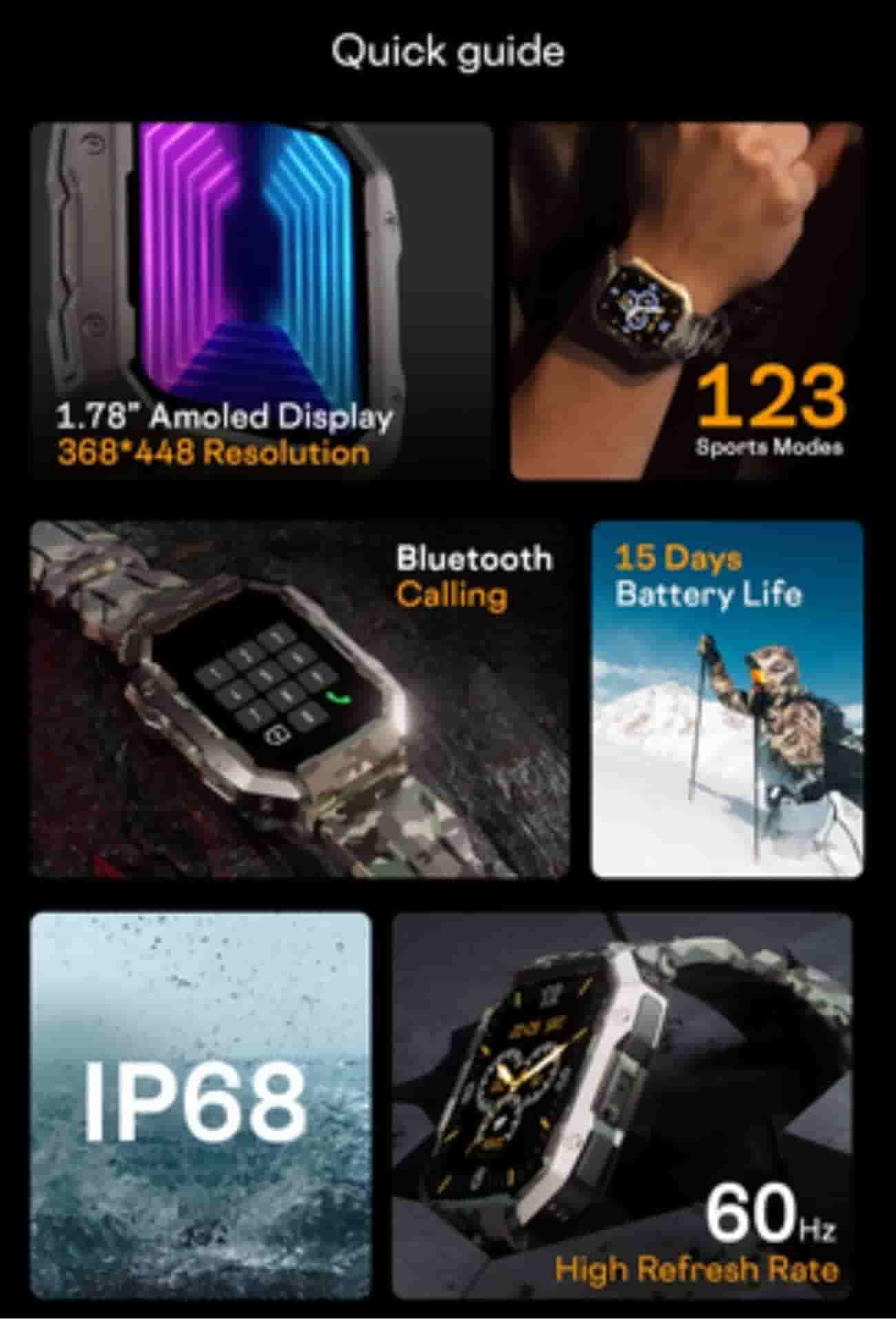 Check it Out: The Latest Fire Boltt Cobra Rugged Outdoor Smartwatch ...