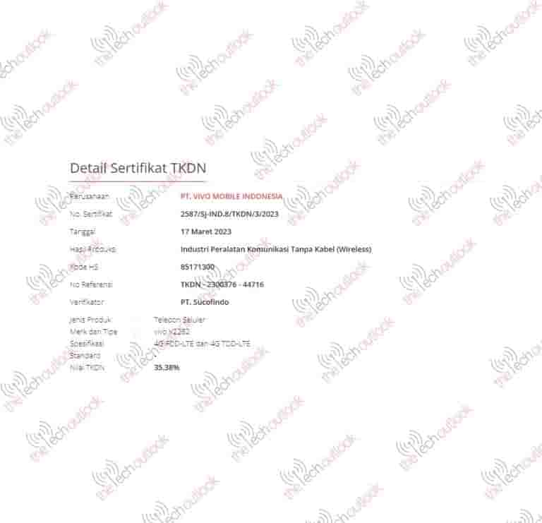 Vivo V2252 bags the TKDN certification , could be the next upcoming device of Vivo - The Tech ...