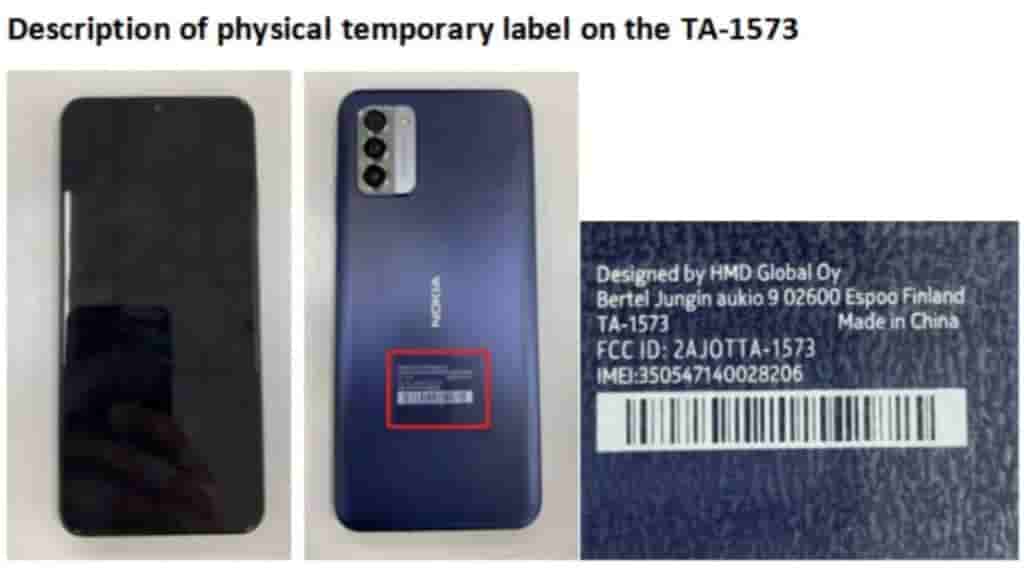 Upcoming Nokia G310 5G (TA-1573) Smartphone Live Images Leaked Via FCC ...