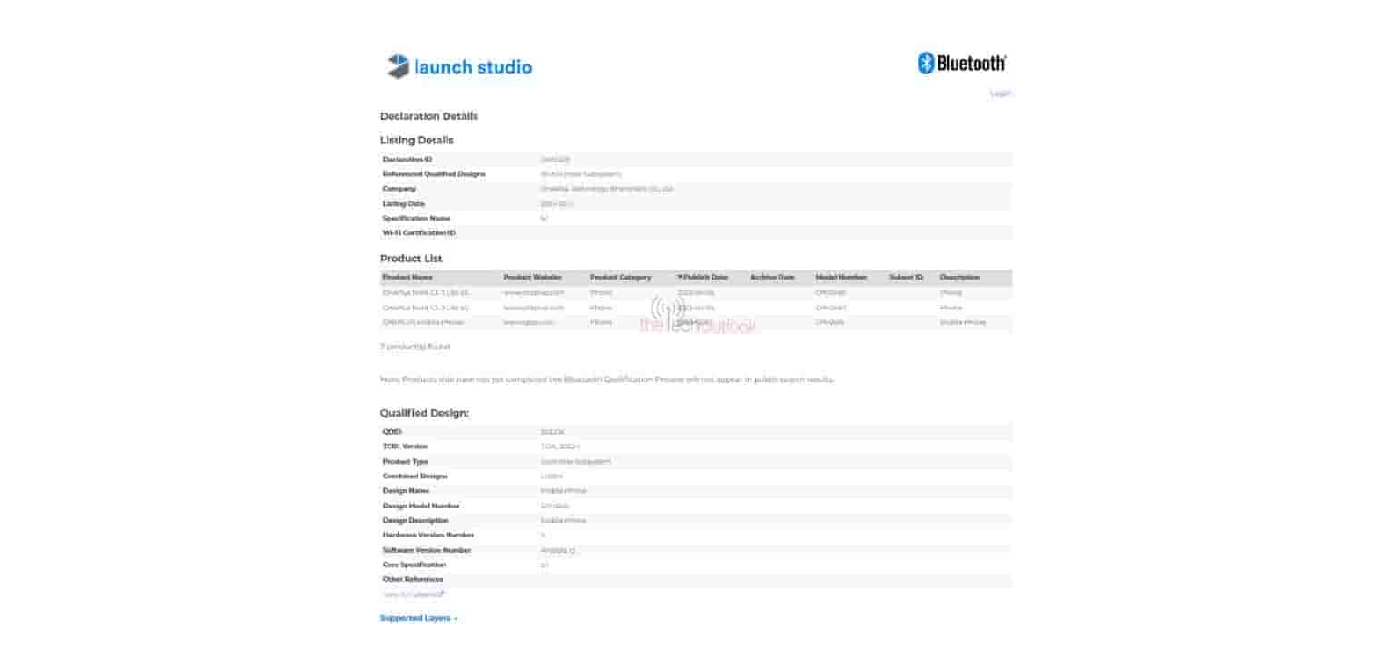 The OnePlus Nord N30 Appears on the Bluetooth SIG Certification Website ...