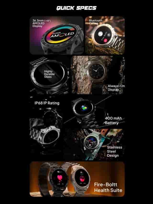 Fire-Boltt Launches the Dagger Luxe Smartwatch with a Launch Price of ...