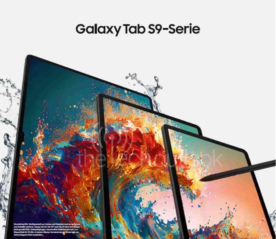 תמונה רשמית ראשונה חושפת את סדרת ה-Galaxy Tab S9 של סמסונג