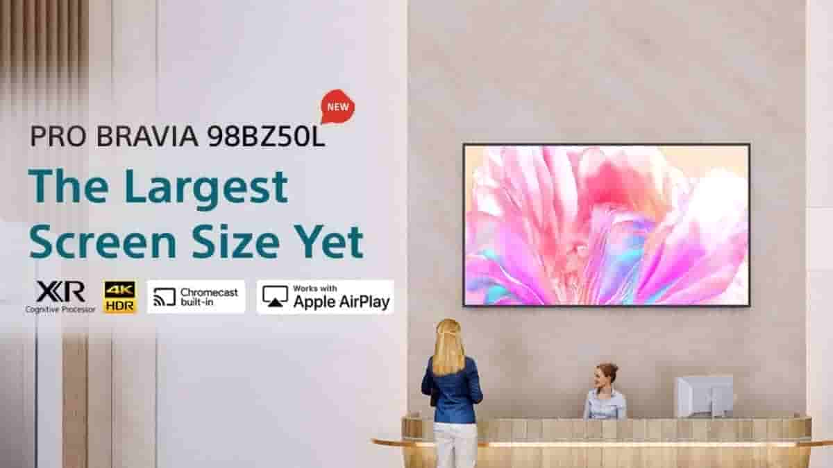 Sony Unveils the Spectacular SONY PRO BRAVIA FW – 98BZ50L: A Cutting ...