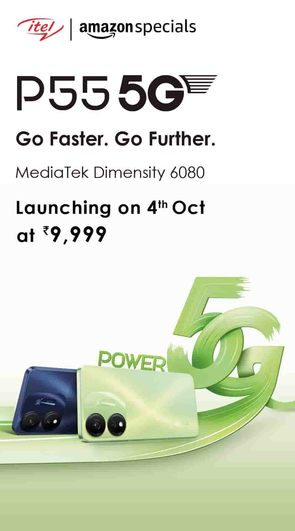 itel P55 5G Launch Date Officially Revealed Via its Amazon Listing: To ...