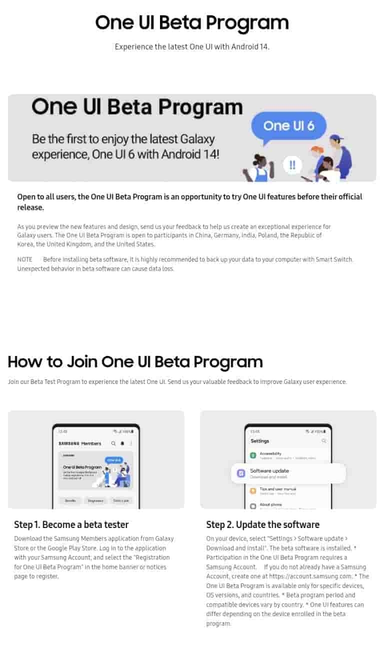 One UI 6 Beta Program for the Galaxy S23 Series Devices Now Made ...