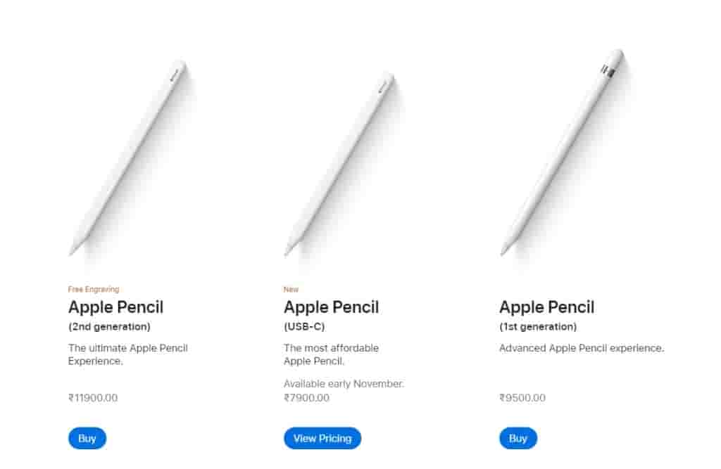 Apple launched its new affordable Apple Pencil with USB Type C port ...