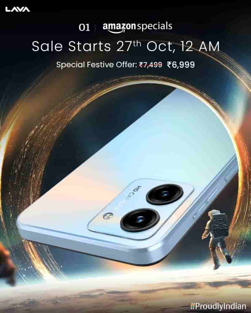 Lava O1 sale starts from October 27 at 12AM only on Amazon; Check out the pricing details and ...