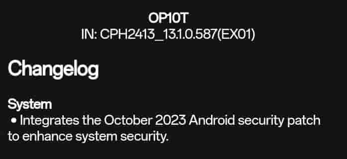 OxygenOS 13.1.0.587 update officially rolled out for OnePlus 10T in India - The Tech Outlook