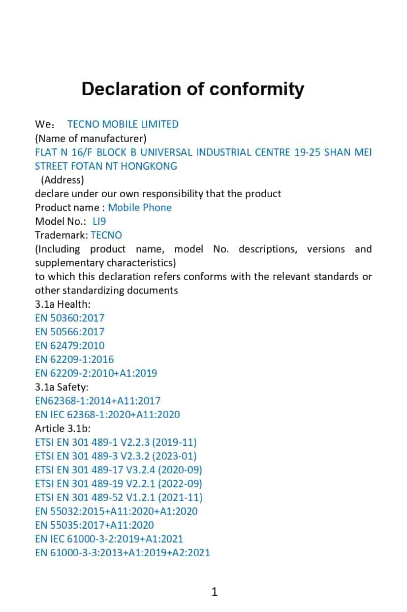 Tecno's Pova 6 and Pova 6 Pro Receives European Declaration of ...