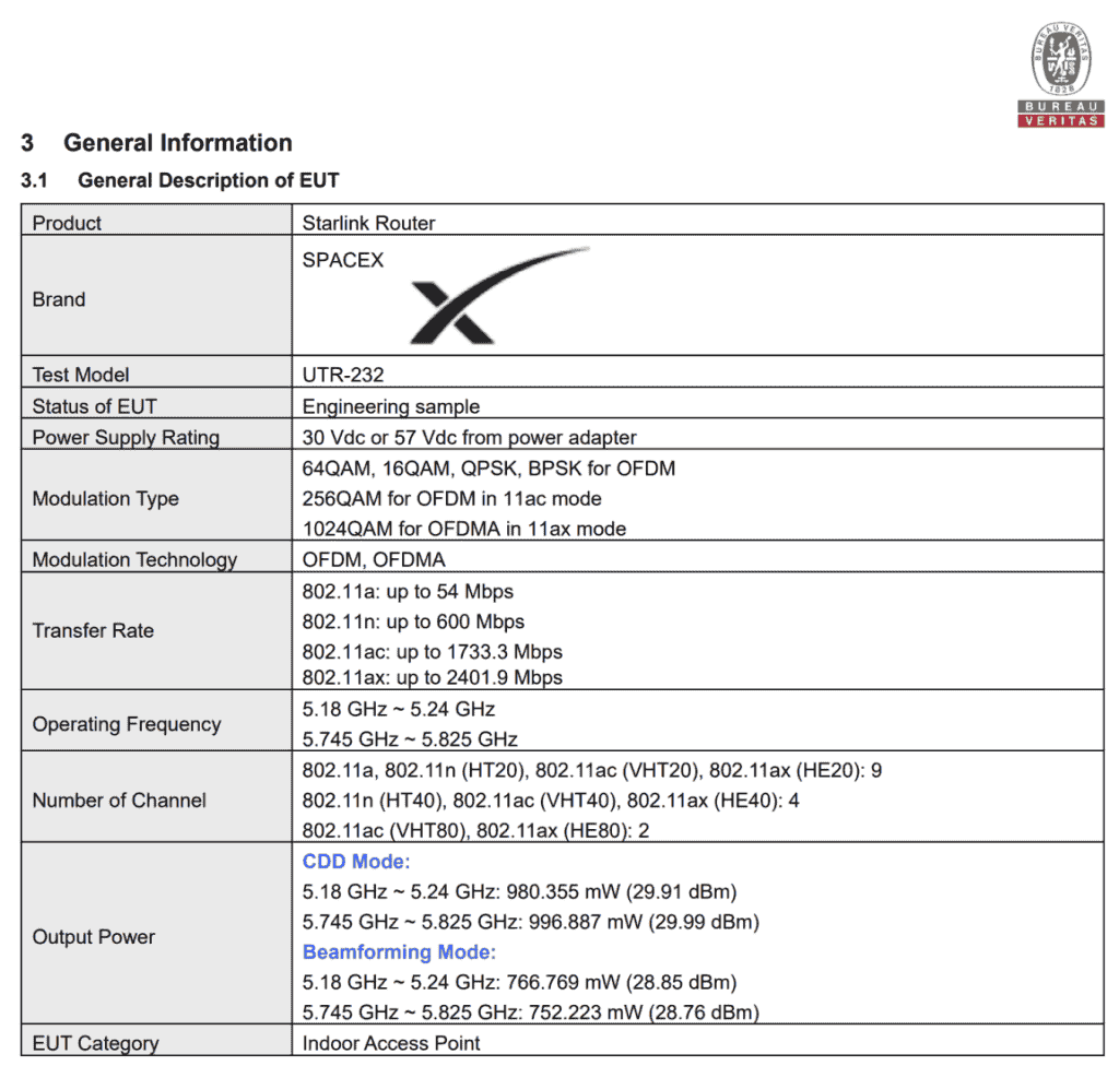SpaceX New Starlink Wi-Fi 6 Router Appears on IMDA and FCC ...