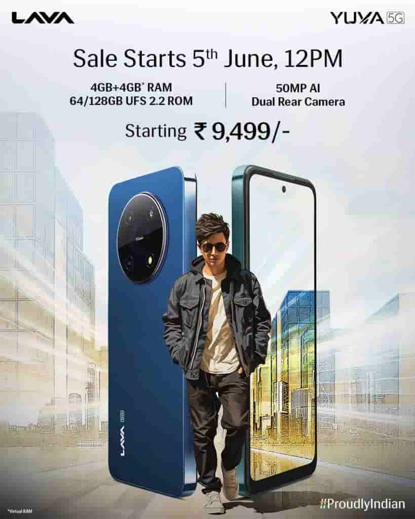 The Coolest Buddy of Gen-Z "Lava Yuva 5G" launched in India, sale to ...