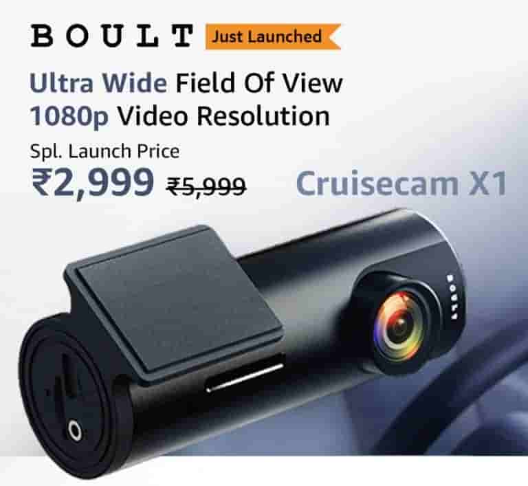 Boult Newly Launched Cruisecam X1 Dash Camera Is Available At Special ...