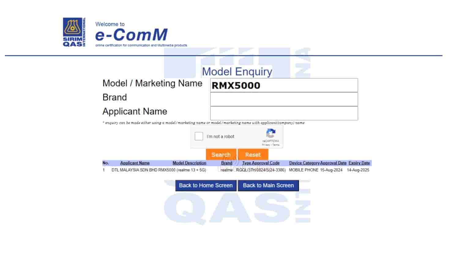 Realme 13+ 5G spotted on Malaysian SIRIM certification, Model number ...