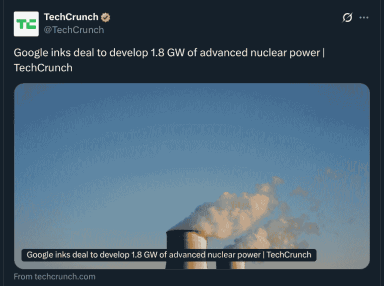 Google Teams Up With Elementl Power to Generate 1.8 GW of Power Via ...