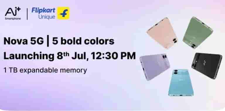 Ai+ Nova 5G and Pulse 5G smartphones officially confirmed to launch in ...