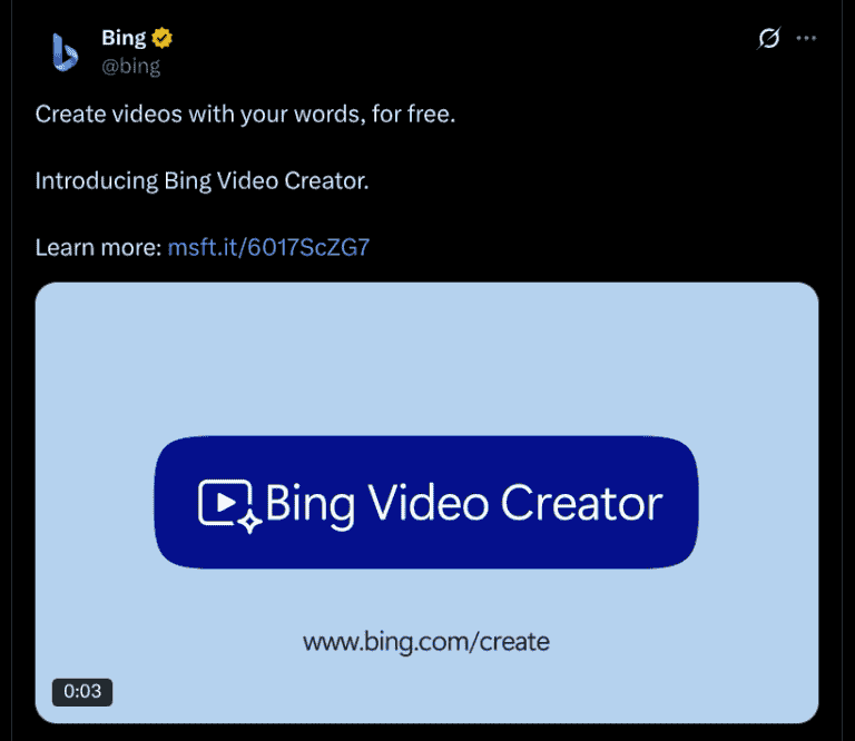 Microsoft Introduces its New Bing Video Creator Tool: Now Available for ...