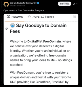 DigitalPlat FreeDomain Now Offers Free Open Source Domain for Everyone ...