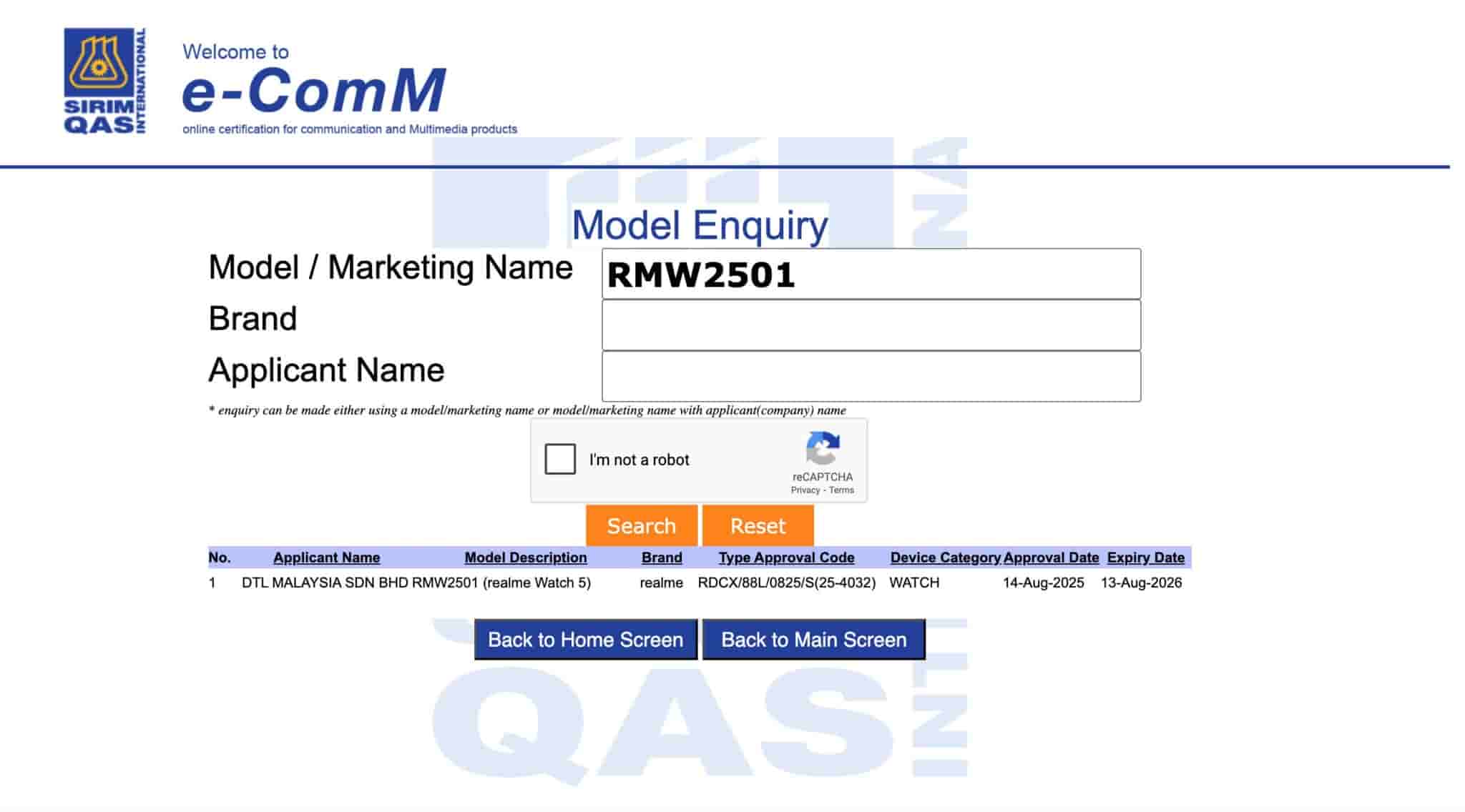 Realme Watch 5 Smartwatch Appears on the SIRIM Certification Database ...