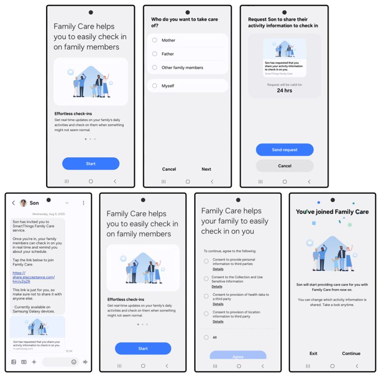 Samsung releases a new update for SmartThings Family Care; Settings can ...