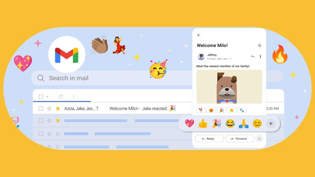 Gmail Emoji Reactions Will Be Enabled by Default for All Google ...