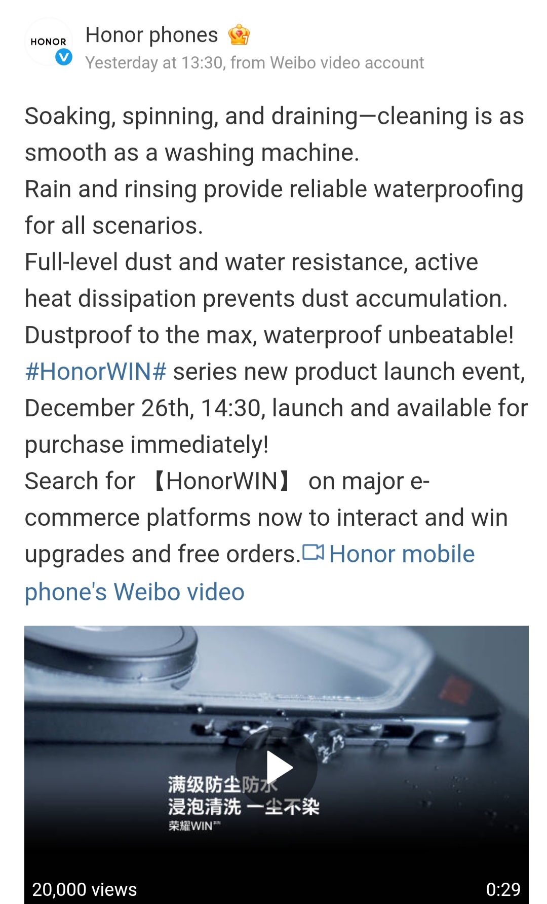 Honor WIN series teased to boast 185Hz refresh rate and full-level dust ...