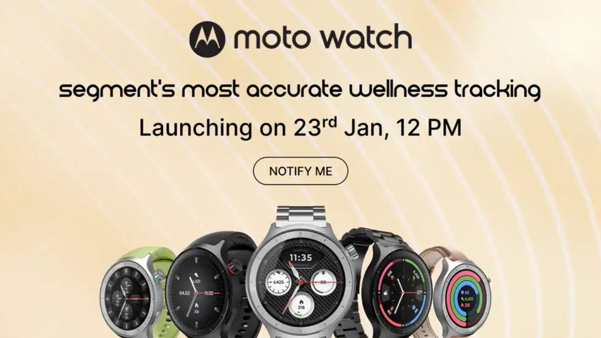 Moto Watch to launch on January 23rd in India alongside Motorola ...