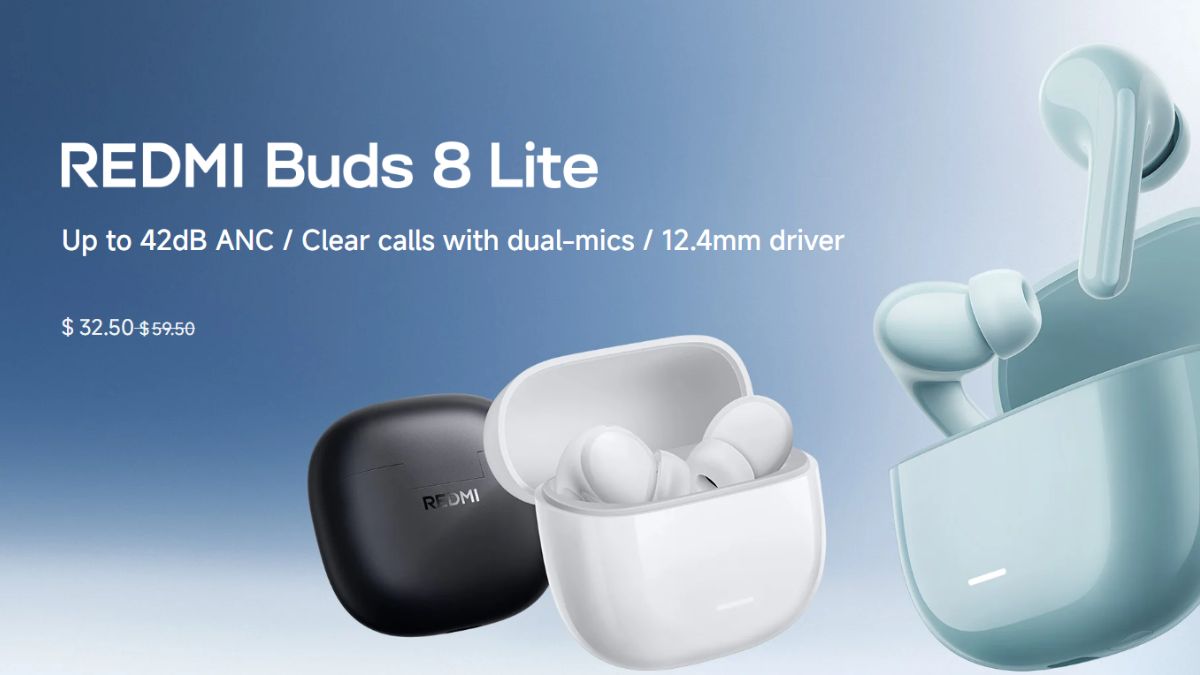 Redmi Buds 8 Lite with Up to 42dB ANC, 12.4mm Driver Launched in ...