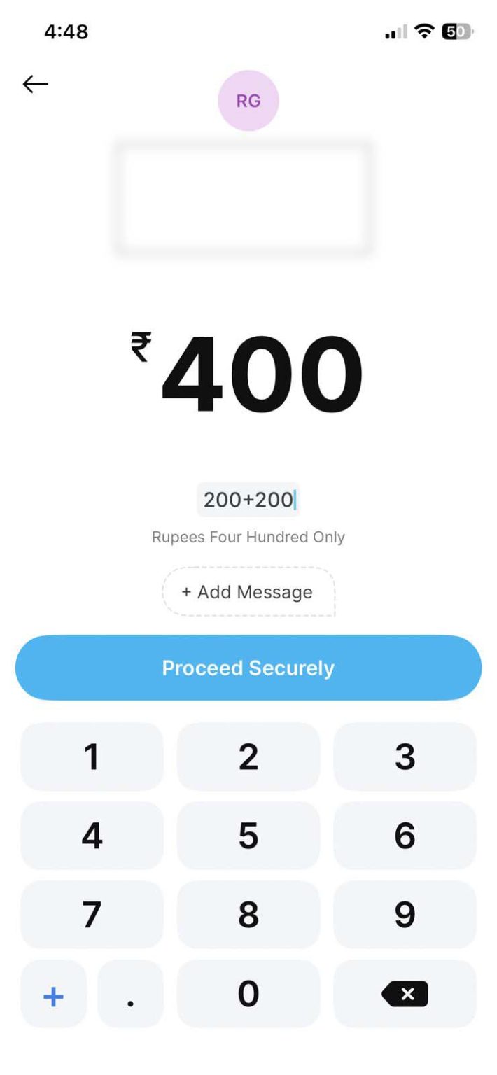 PayTM adds built-in calculator to the payment screen for easier UPI ...