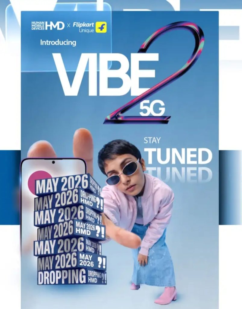 HMD Vibe 2 5G launching next month in India via Flipkart - The Tech Outlook