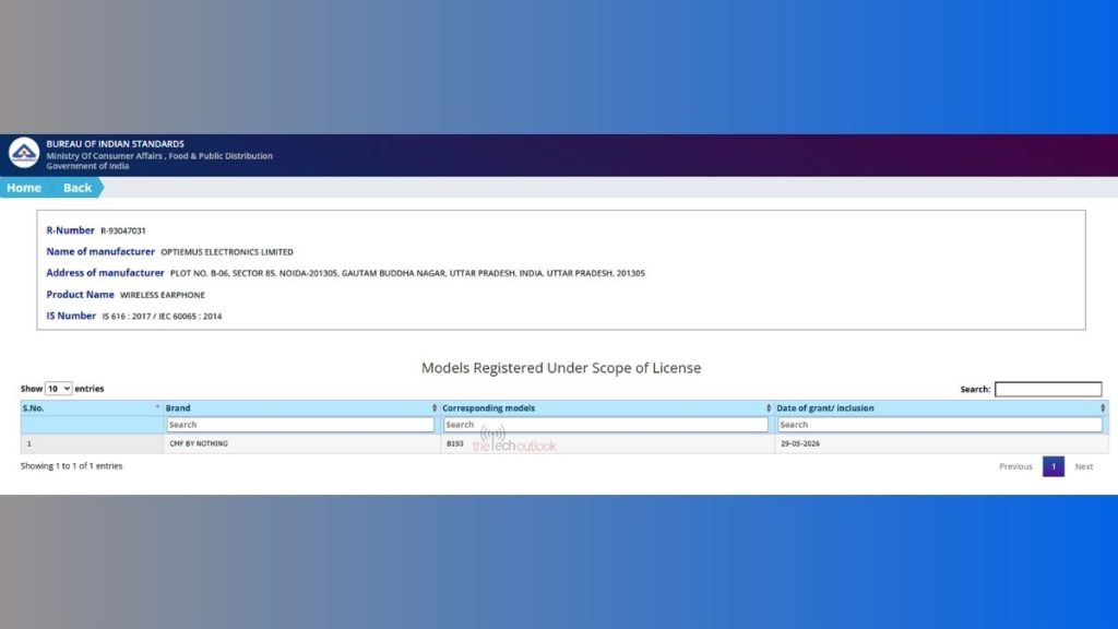 CMF Buds Neo India Launch Hinted as It Appears on BIS Database, Also ...