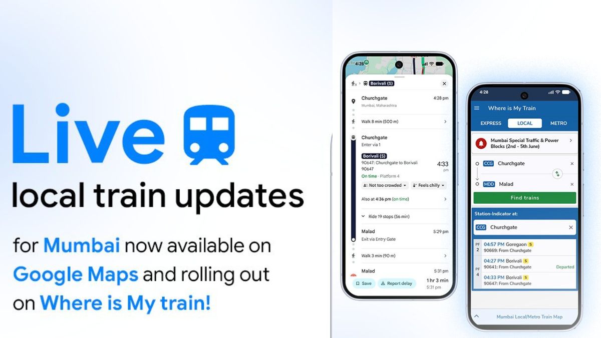 Live Local Train Updates for Mumbai Users Now Available on Google Maps ...